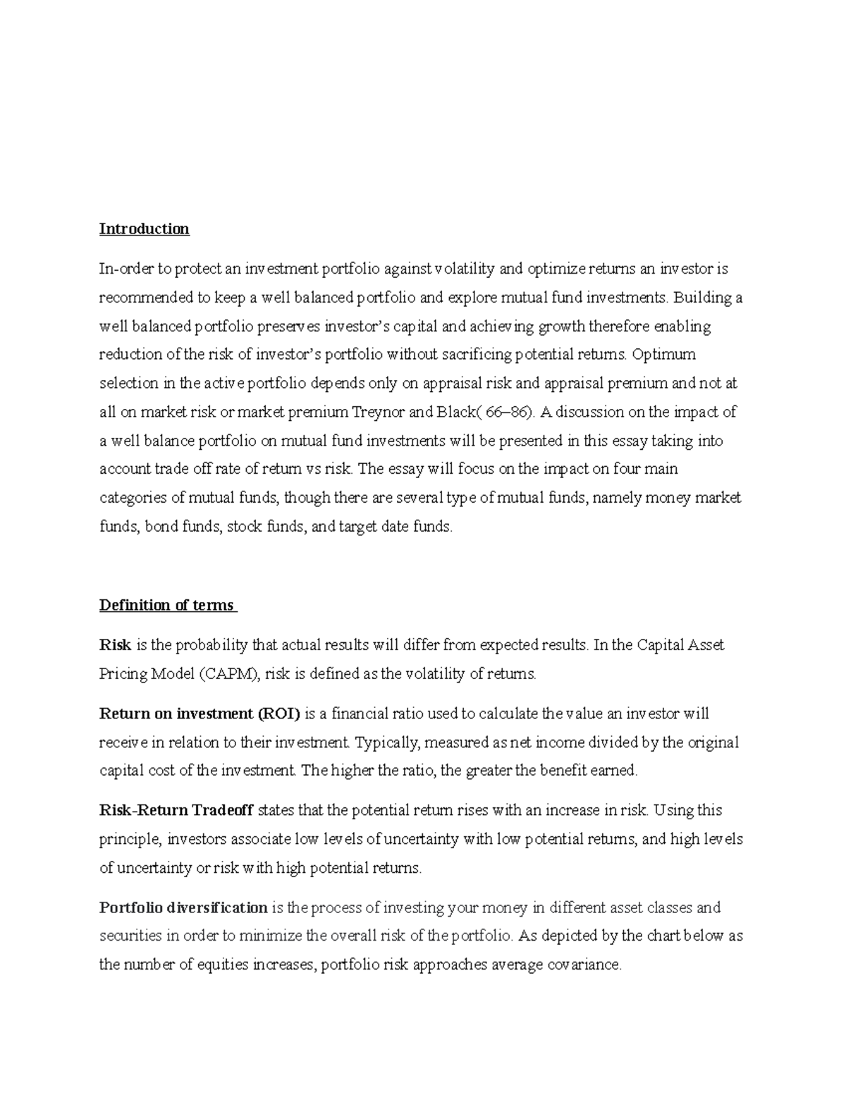ADV Financial Markets and Institutions Assignment - Introduction In ...