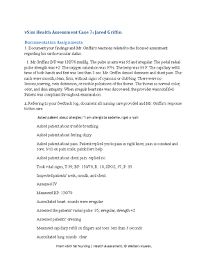 Maternity Case 01 Olivia Jones VSim Documentation - Maternity Case 1 ...