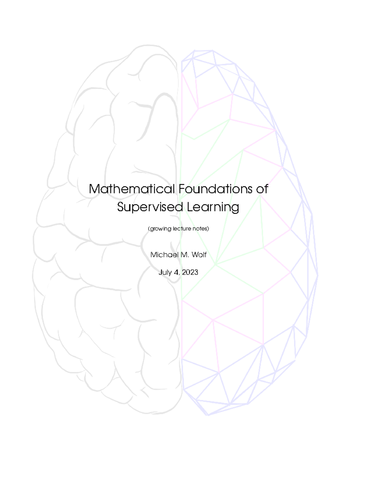 Mathematical Foundations of Supervised Learning 37 - Mathematical Foundations of Supervised ...