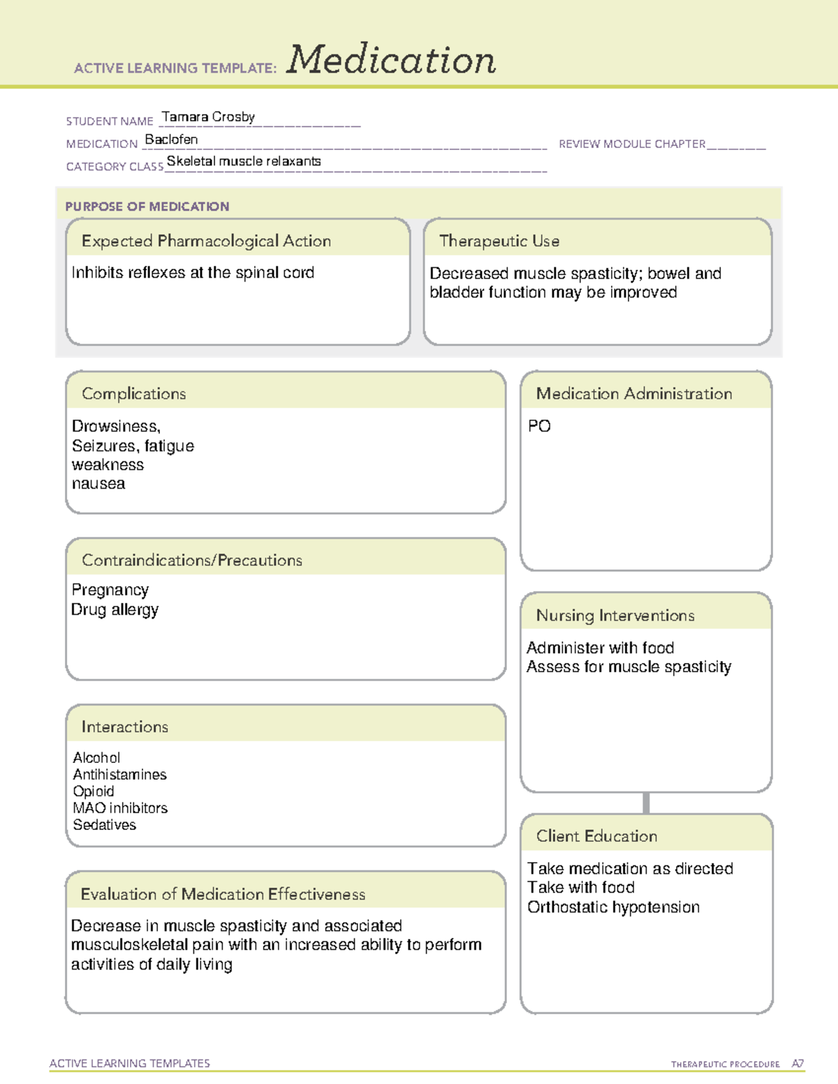Pharm ALT 7 - Active Learning Templates - ACTIVE LEARNING TEMPLATES ...