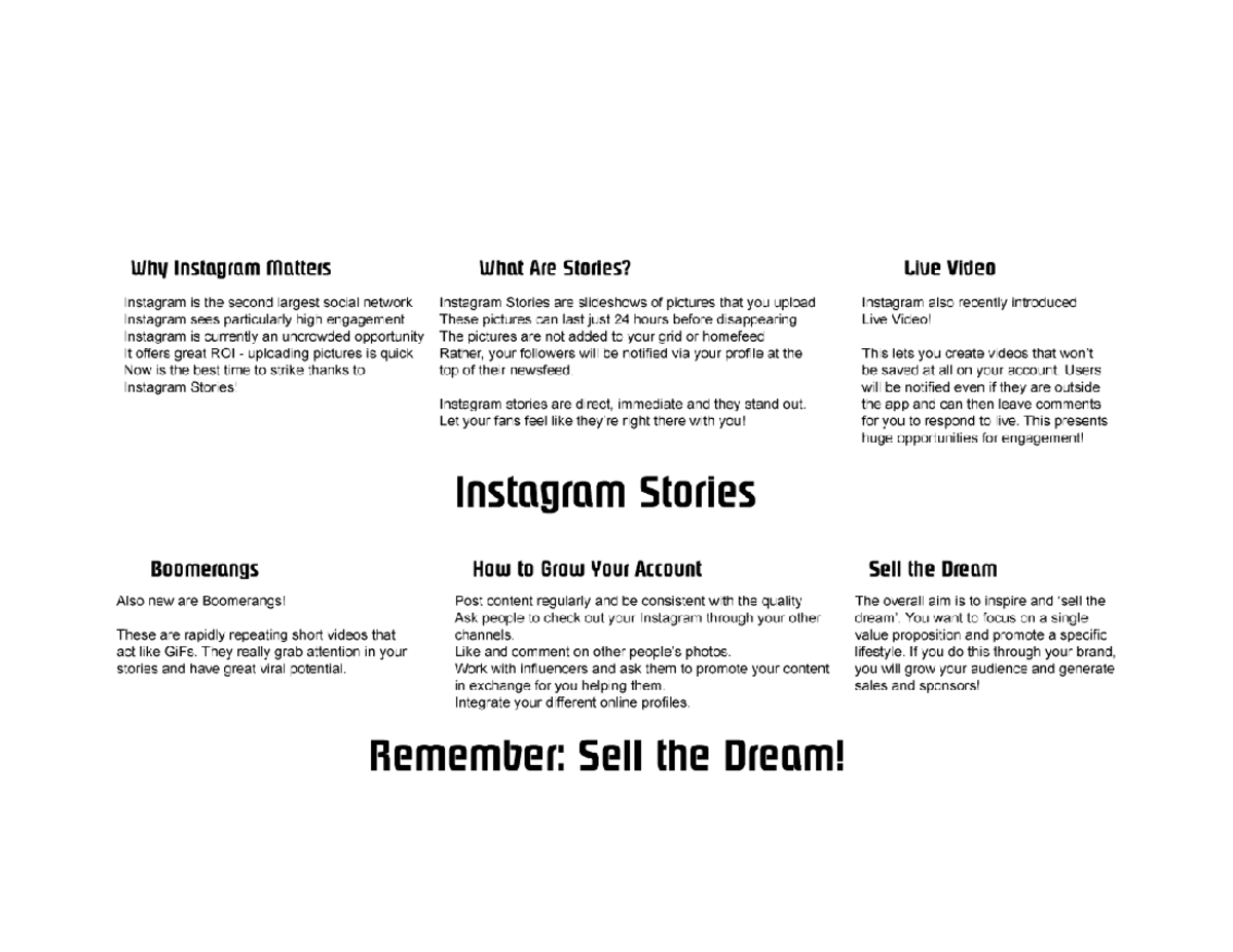 Mindmap - Instagram media - mind map - EMC 1020 - Studocu