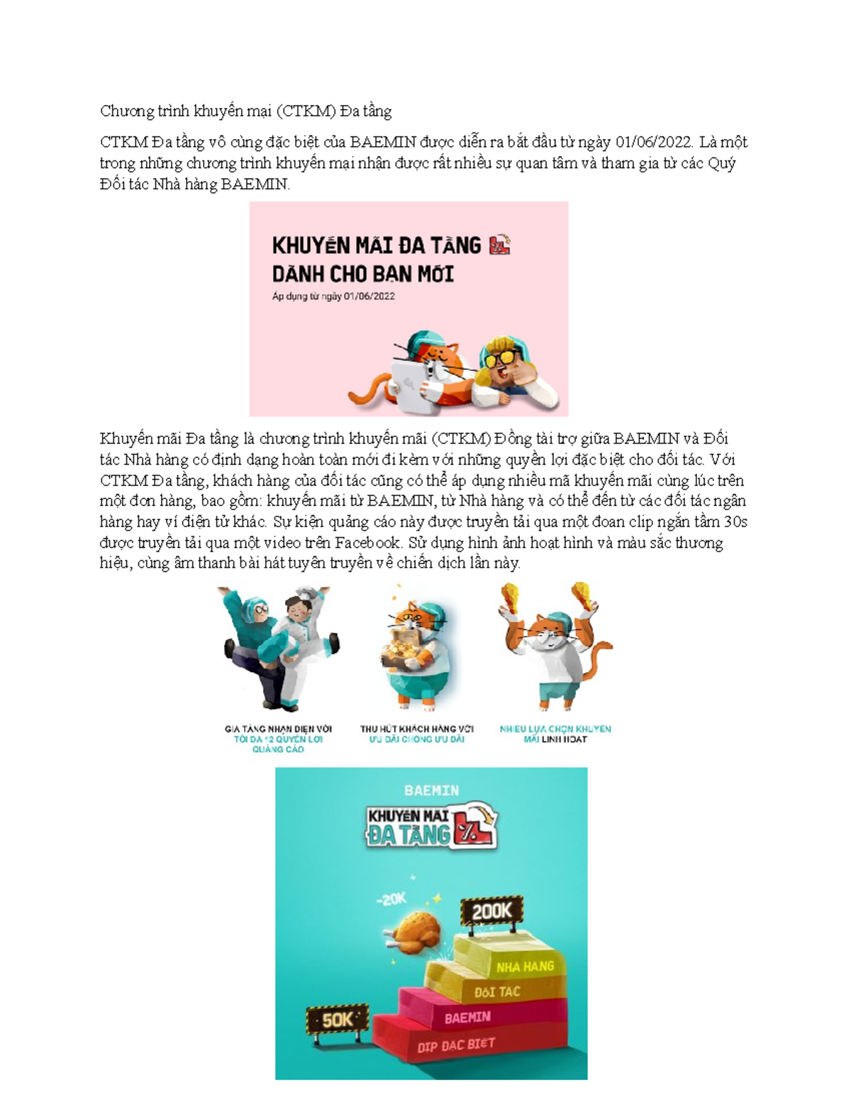 Chương trình khuyến mại - Chương trình khuyến mại (CTKM) Đa tầng CTKM ...