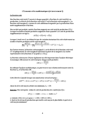 Fiche 6 primitives s1 - Tableau des Primitives : Fonctions usuelles ...