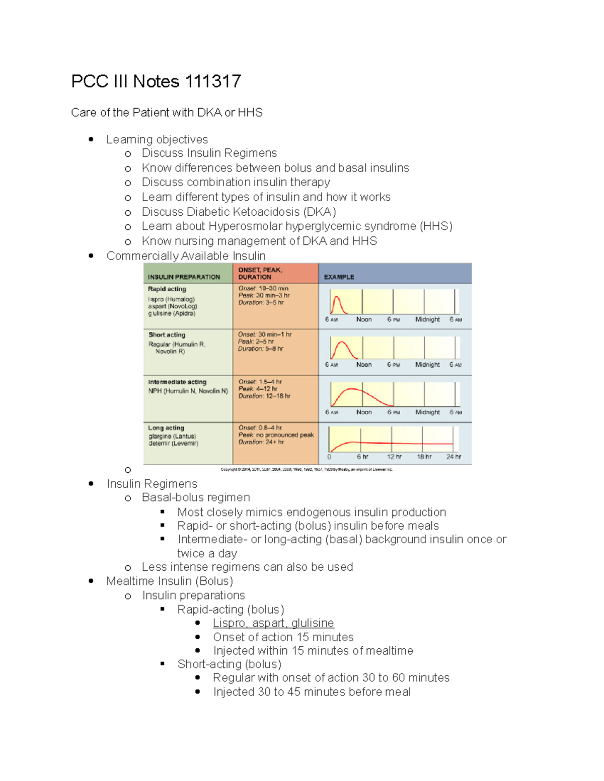 PCC III Notes 111317 - PCC III Notes 111317 Care of the Patient with ...