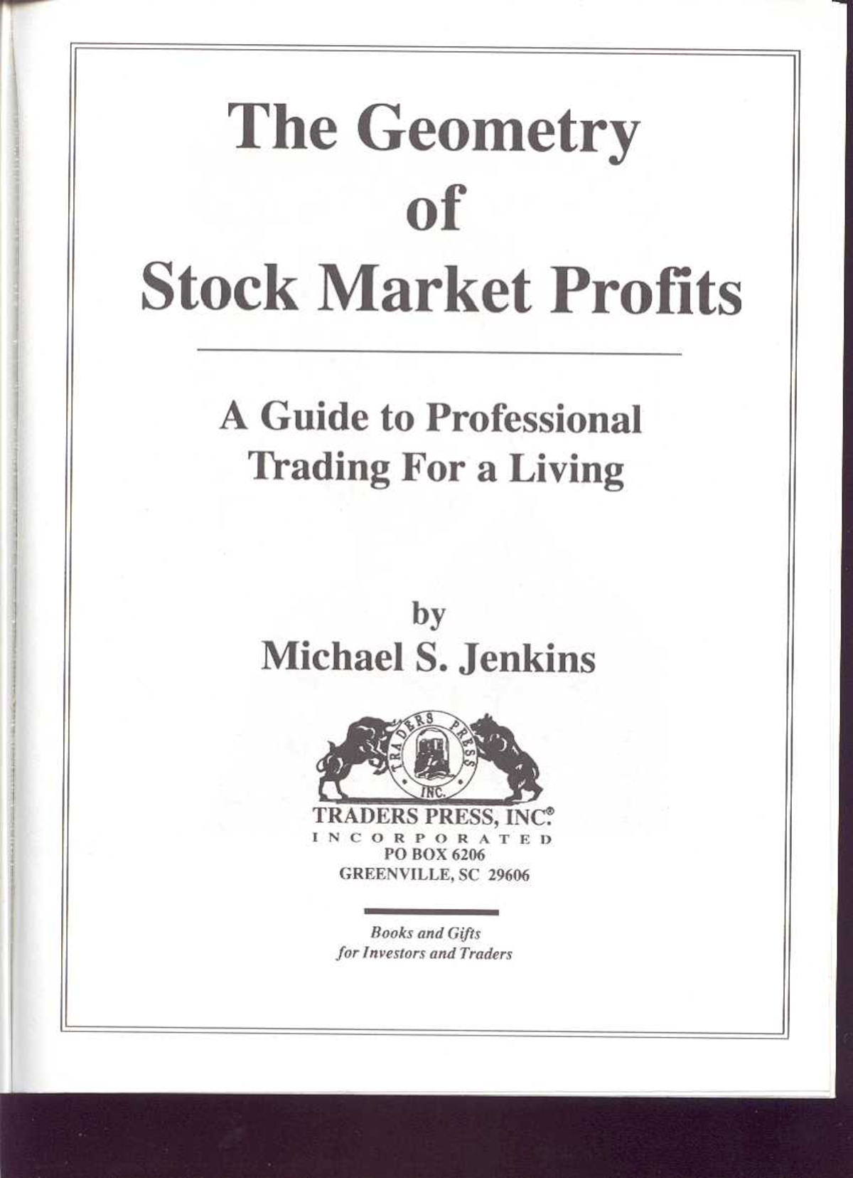 Michael Jenkins - The Geometry of Stock Market Profits - 7 7 0 0 + D D ...