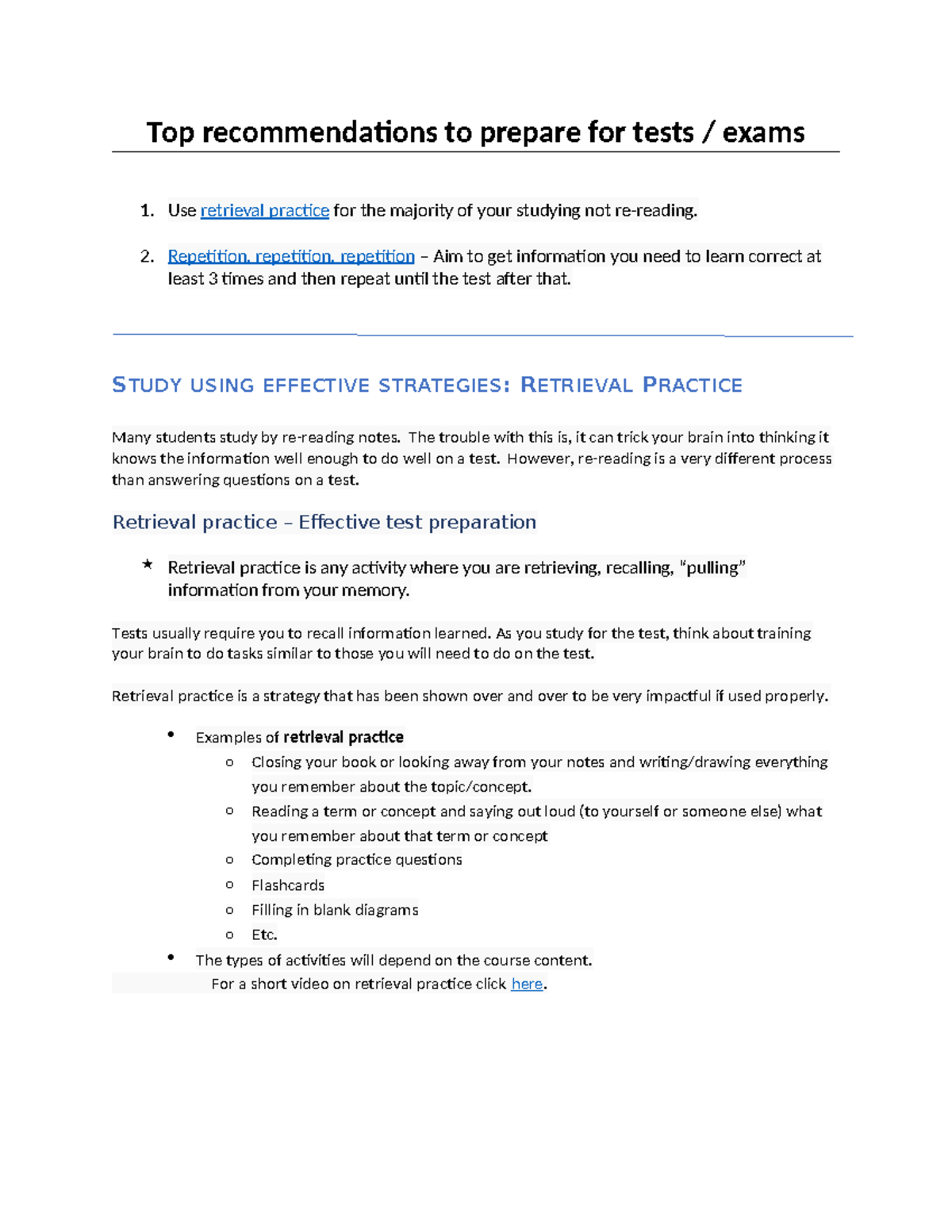 Effective study strategies for exams v - Top recommendations to prepare ...