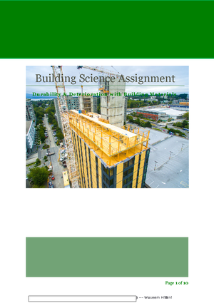 How durability and deterioration in building materials impact the ...