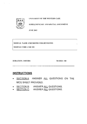 2020+CHM+116 Study+Unit+9+Tutorial - Chemistry 116 Study Unit 9 Tutorial 1. Indicate which - Studocu