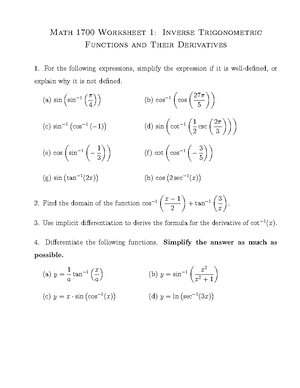 Worksheet 4 Solutions F22 - MATH 1500 Worksheet 4 Use the definition of ...
