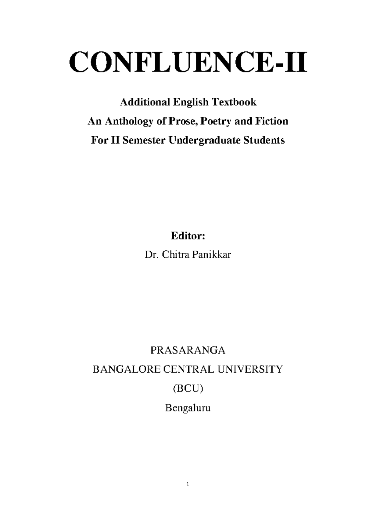 confluence text book year 2023-204 bva bca fad and all graduate courses - CONFLUENCE-II ...