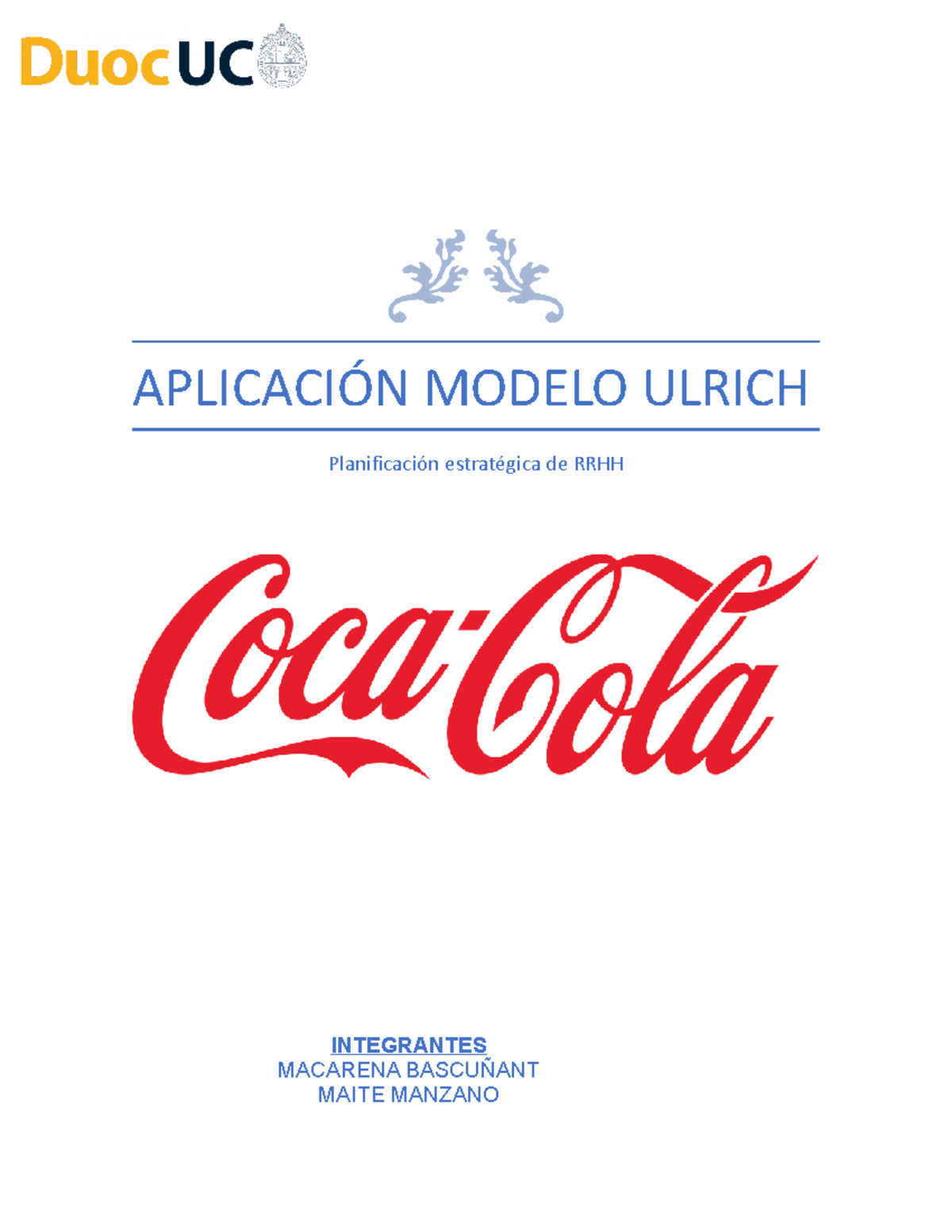 Modelo Ulrich - Coca Cola - Julia Meza - Maite Manzano - Macarena ...