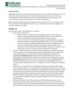 Active Learning Template sysstem disorder- child and adolescent ADHD ...