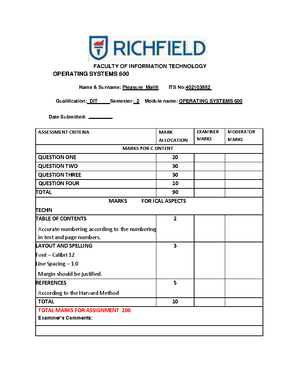 BSc IT WIL Logbook 2023 - log books - Reg. No. : 2000/000752/ Faculty ...