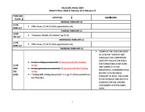 Inside Writing 3 Unit 1 pp 7-13 - ENG 1124 - Studocu