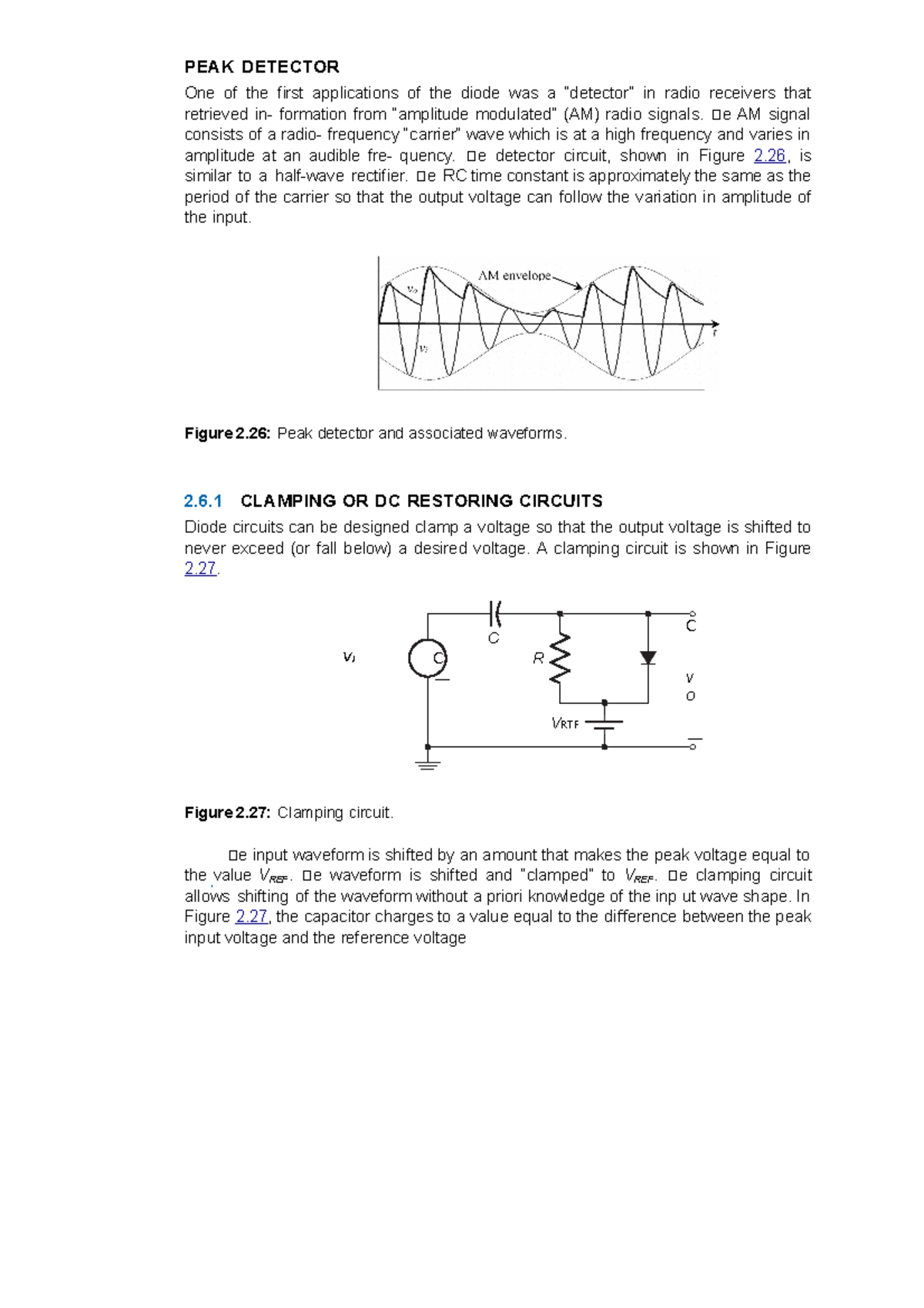 PEAK Detector - PEAK DETECTOR One of the first applications of the ...