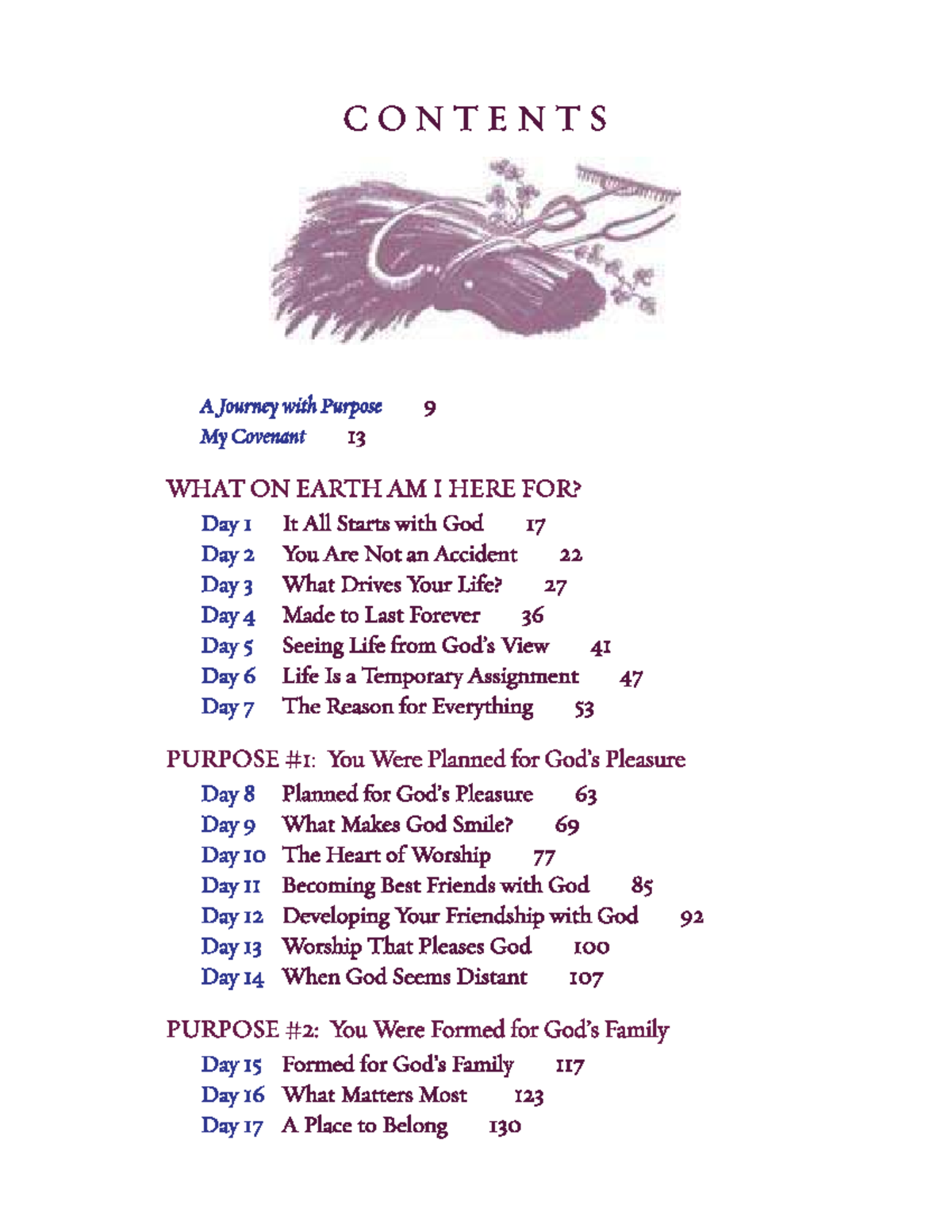 The purpose of driven life 6 - BS in Arts - Studocu