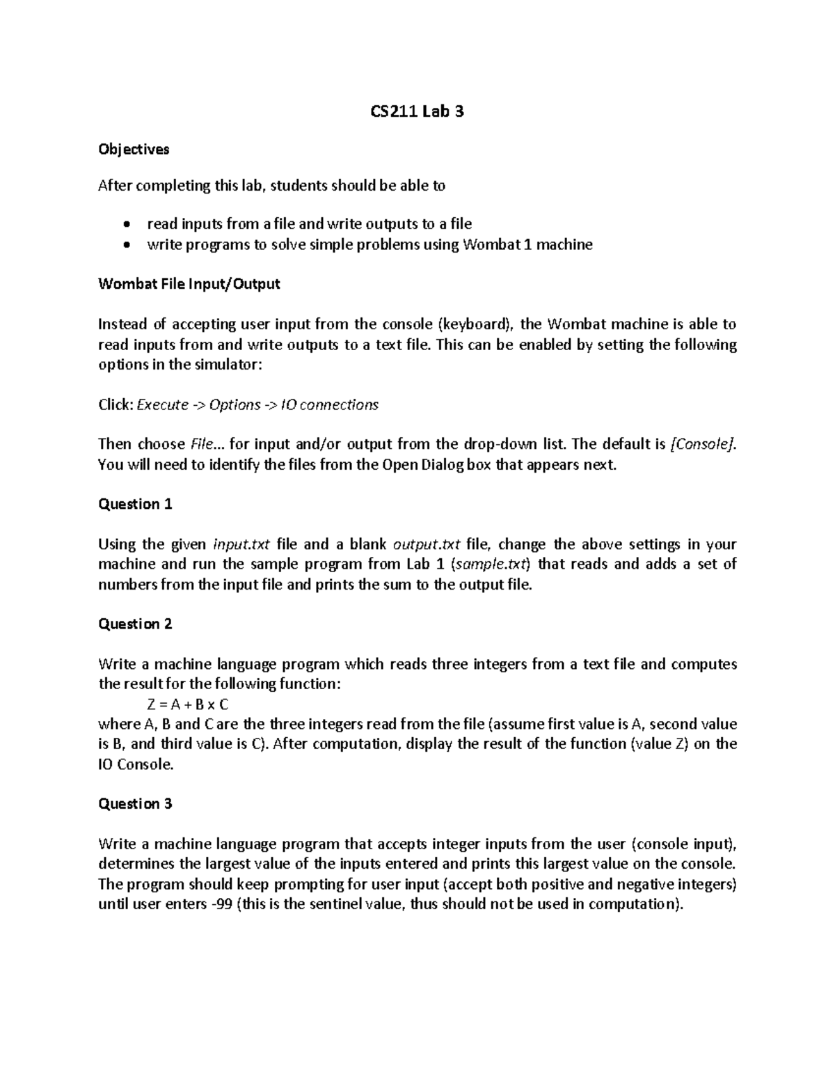 Week 4 Lab Notes To Help Your Academic Journey For Now Cs211 Lab 3 Objectives After