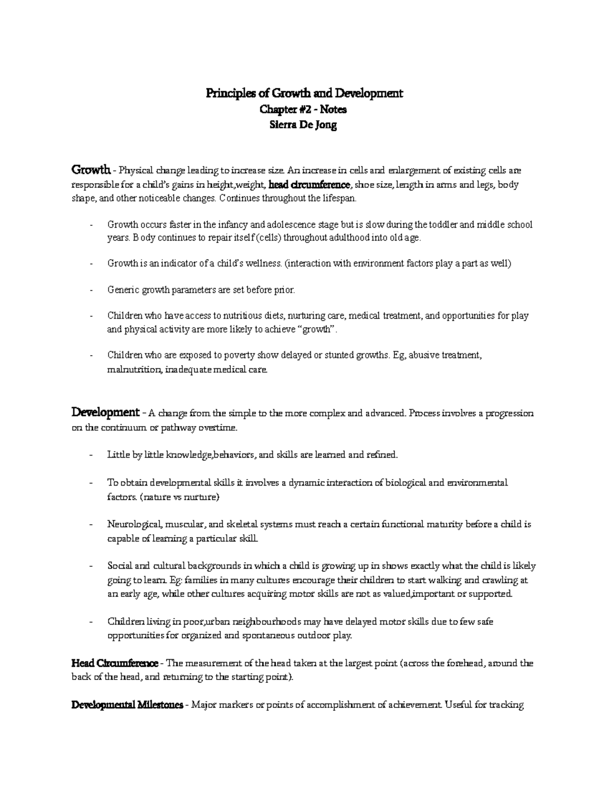 Principals of Growth and Development - Principles of Growth and ...