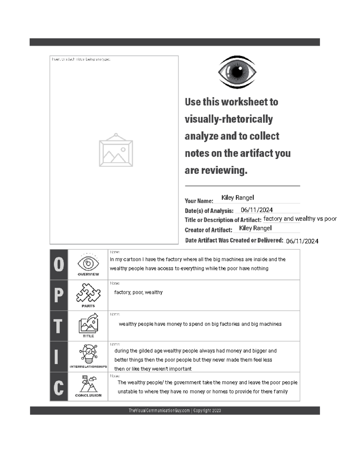 Kami Export - Kiley Rangel - Optic-Visual-Analysis-Strategy - Studocu