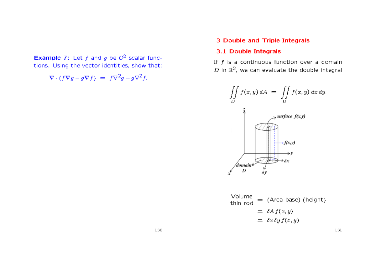 Vector Calc - Section 3 - Example 7: Letf andg beC 2 scalar func- tions ...