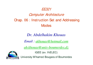 Ee321 chap03 CPU structure and function - EE Computer Architecture ...
