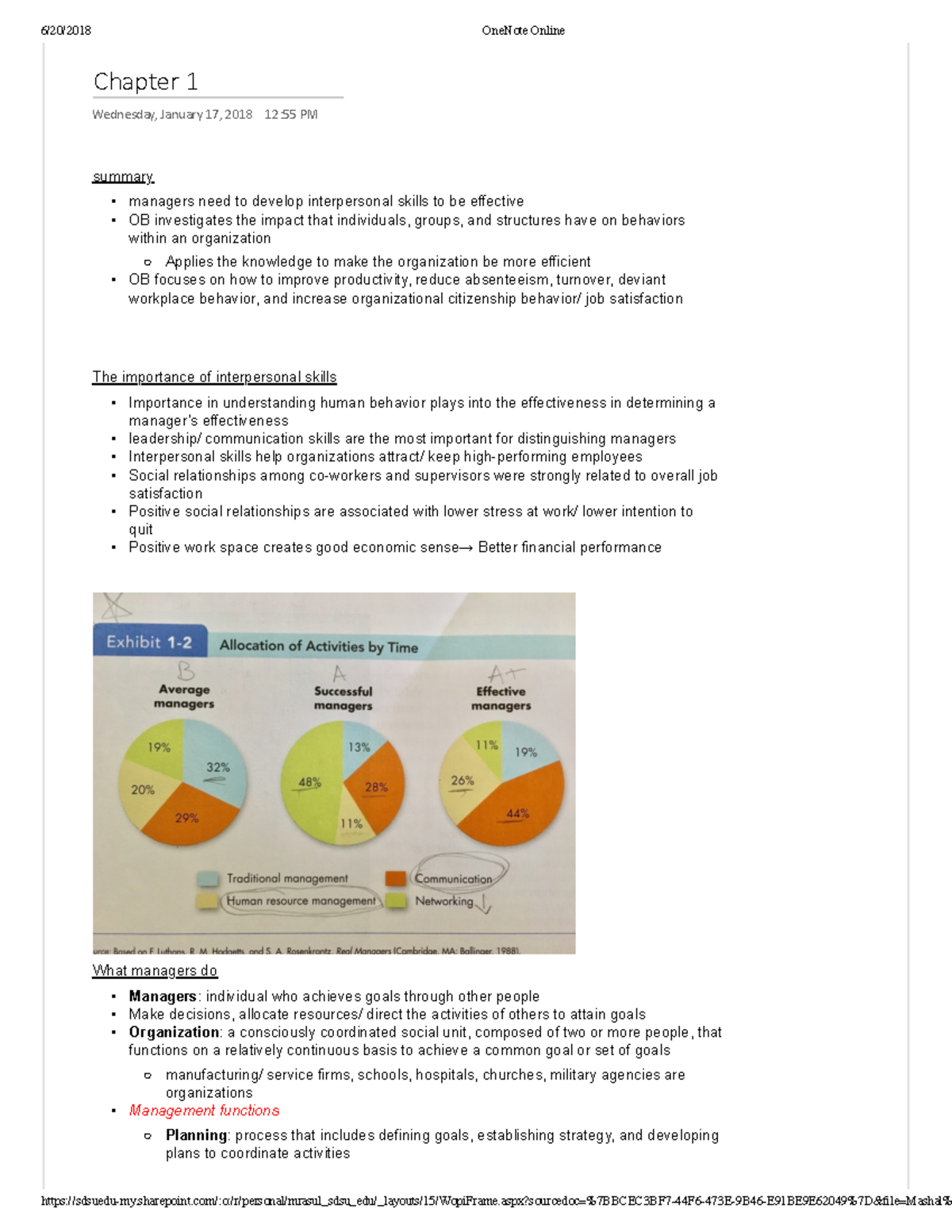 Ch.1 - book - book notes - 6/20/2018 OneNote Online Chapter 1 Wednesday ...