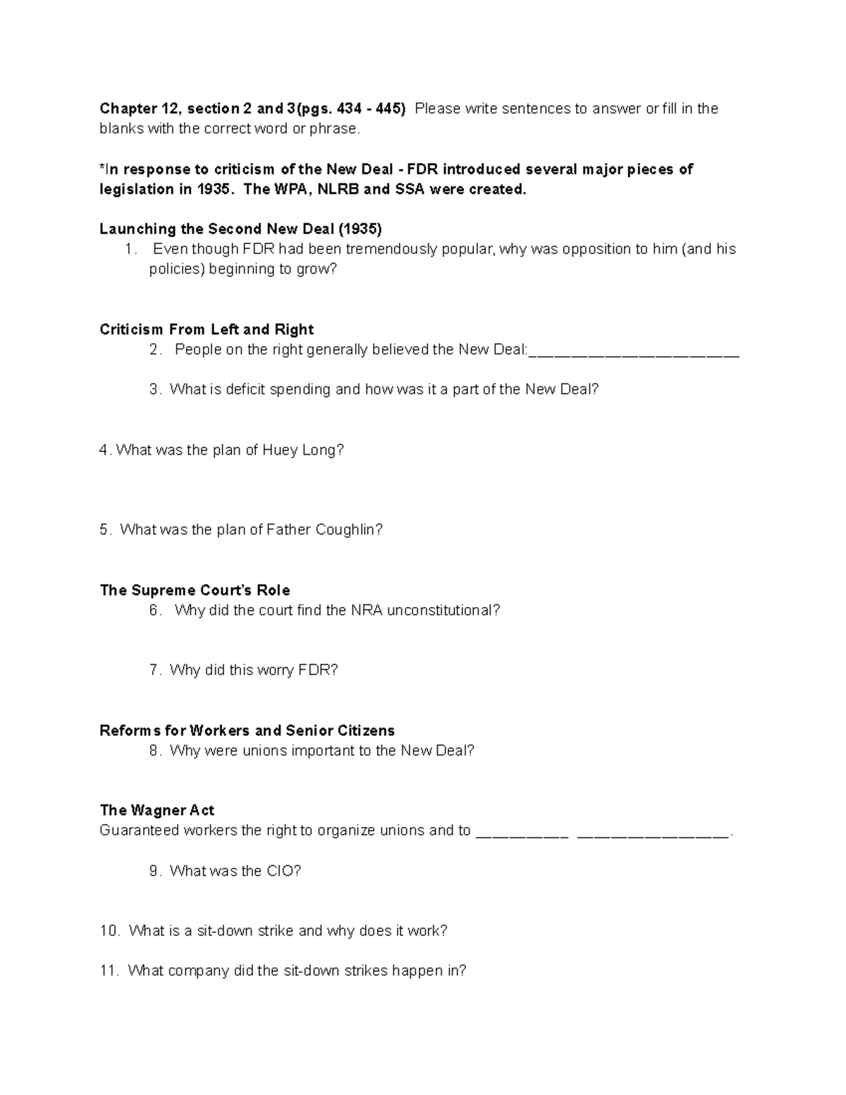 2nd+New+Deal+and+New+Deal+Coalition - Chapter 12, section 2 and 3(pgs ...