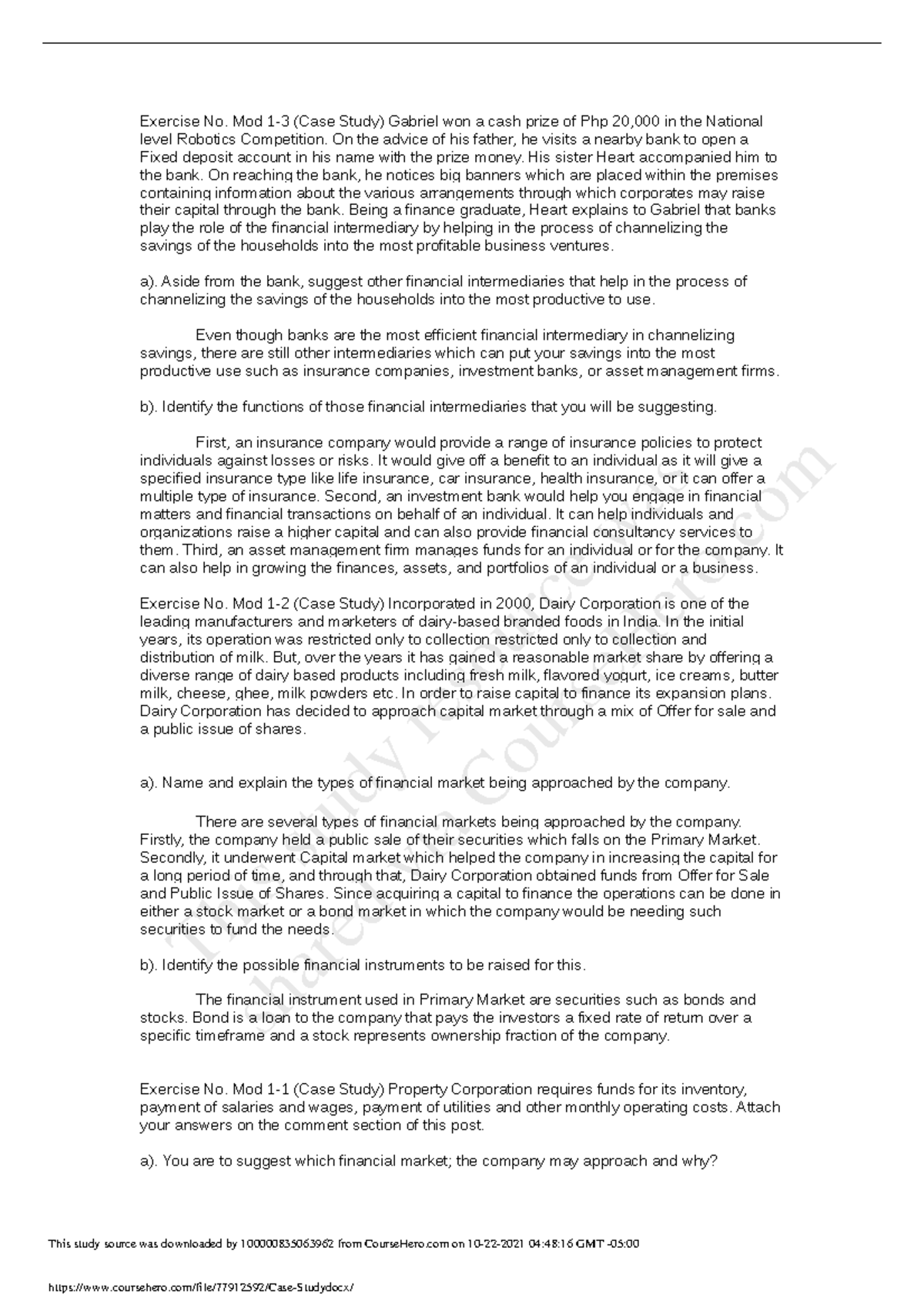 Case Study - Inter Acco - PUP - Studocu