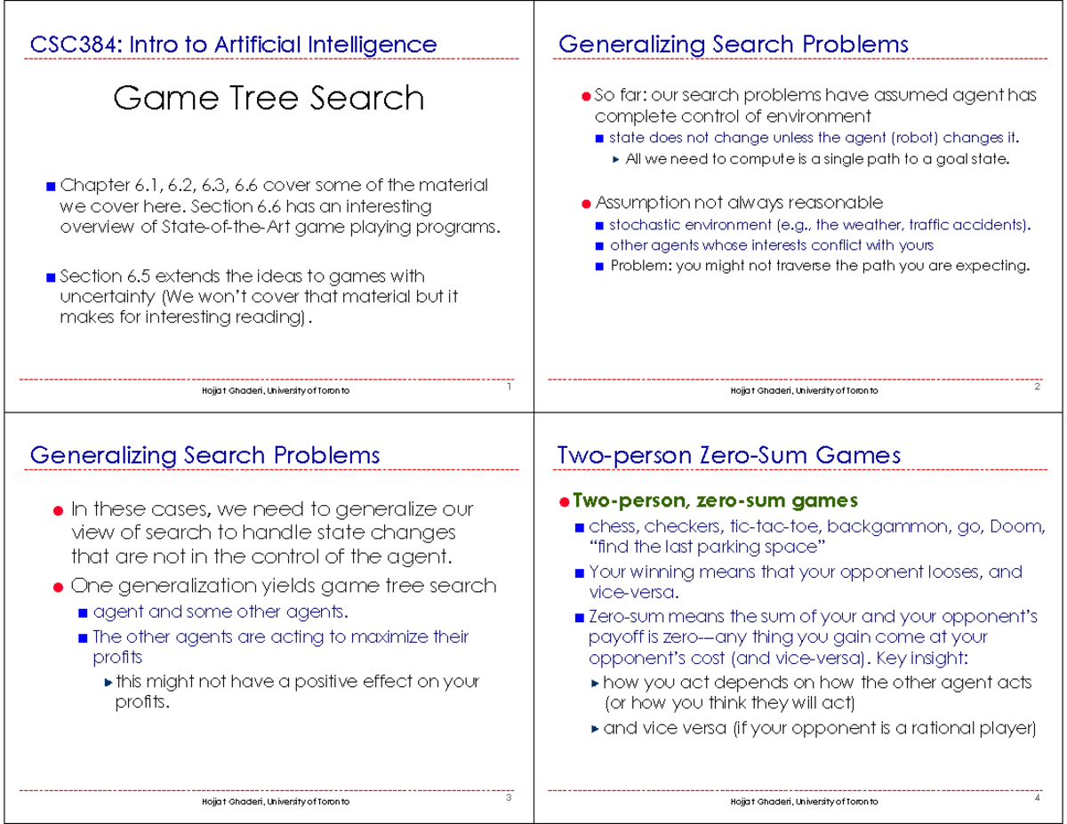 Chapter 9. Game search - - Studocu