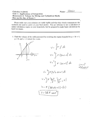 6.7- Physical Applications - MATH 2413 - 6- Physical Applications ...