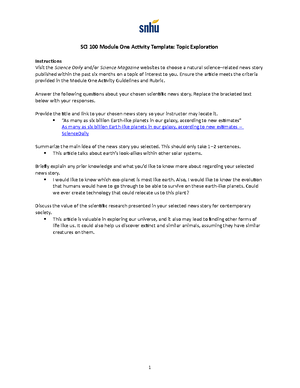 HUM 100 Module ONE Completed - The first culture I identify with is ...