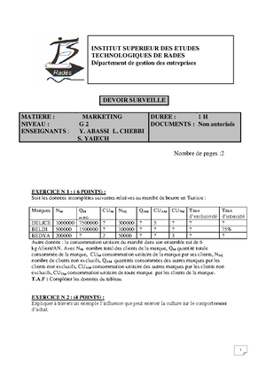 Cours Marketing iset Rades - Yakdhane ABASSI cours-de-gestion ...