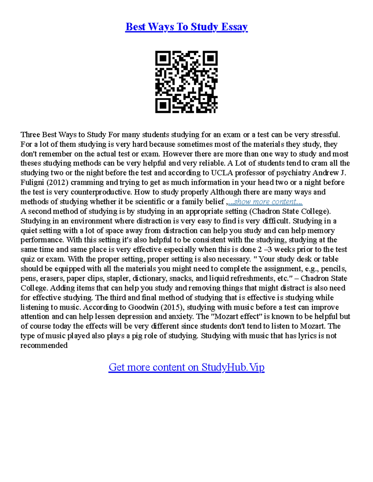 How To Correct Essays - Best Ways To Study Essay Three Best Ways to ...