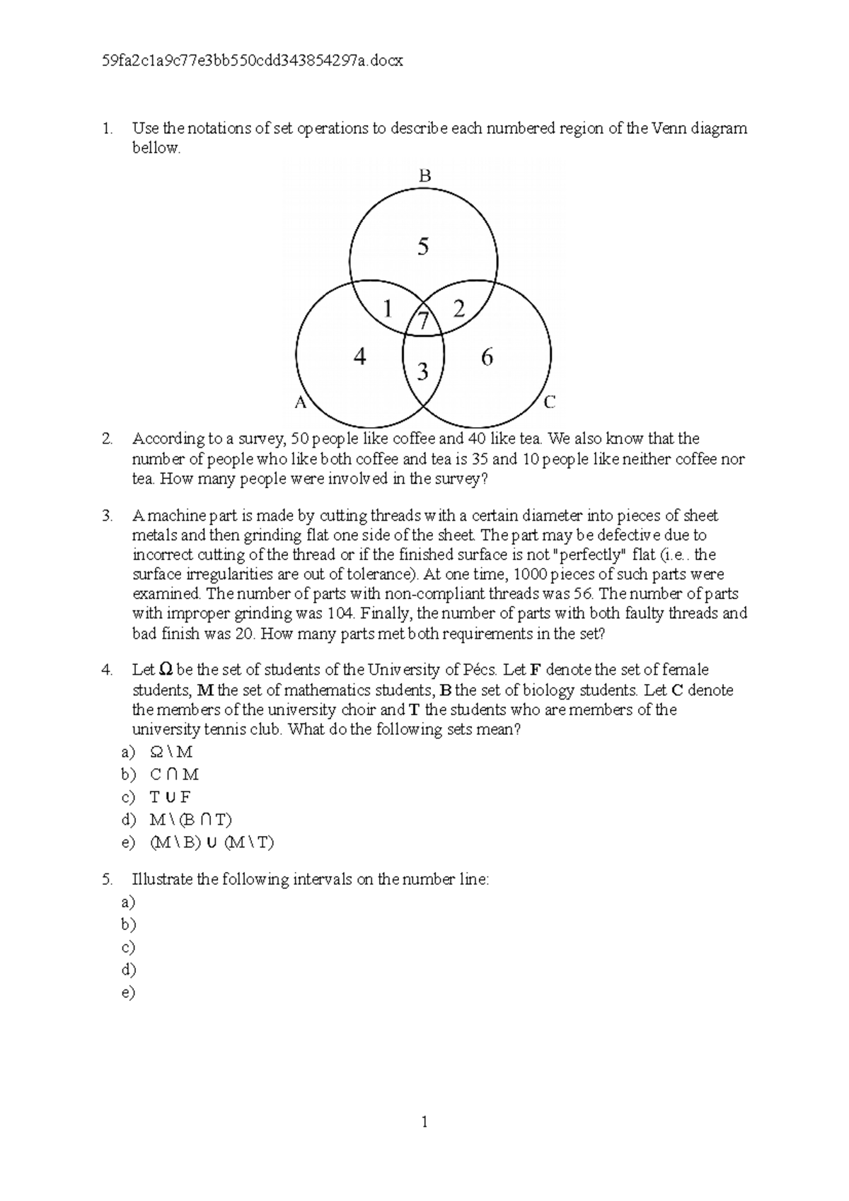 Introduction to Quantitative Methods-Exercises ...