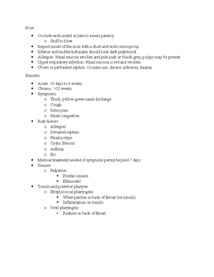 HTT assessment - Head to Toe Assessment Step 1: Introduce yourself Step ...