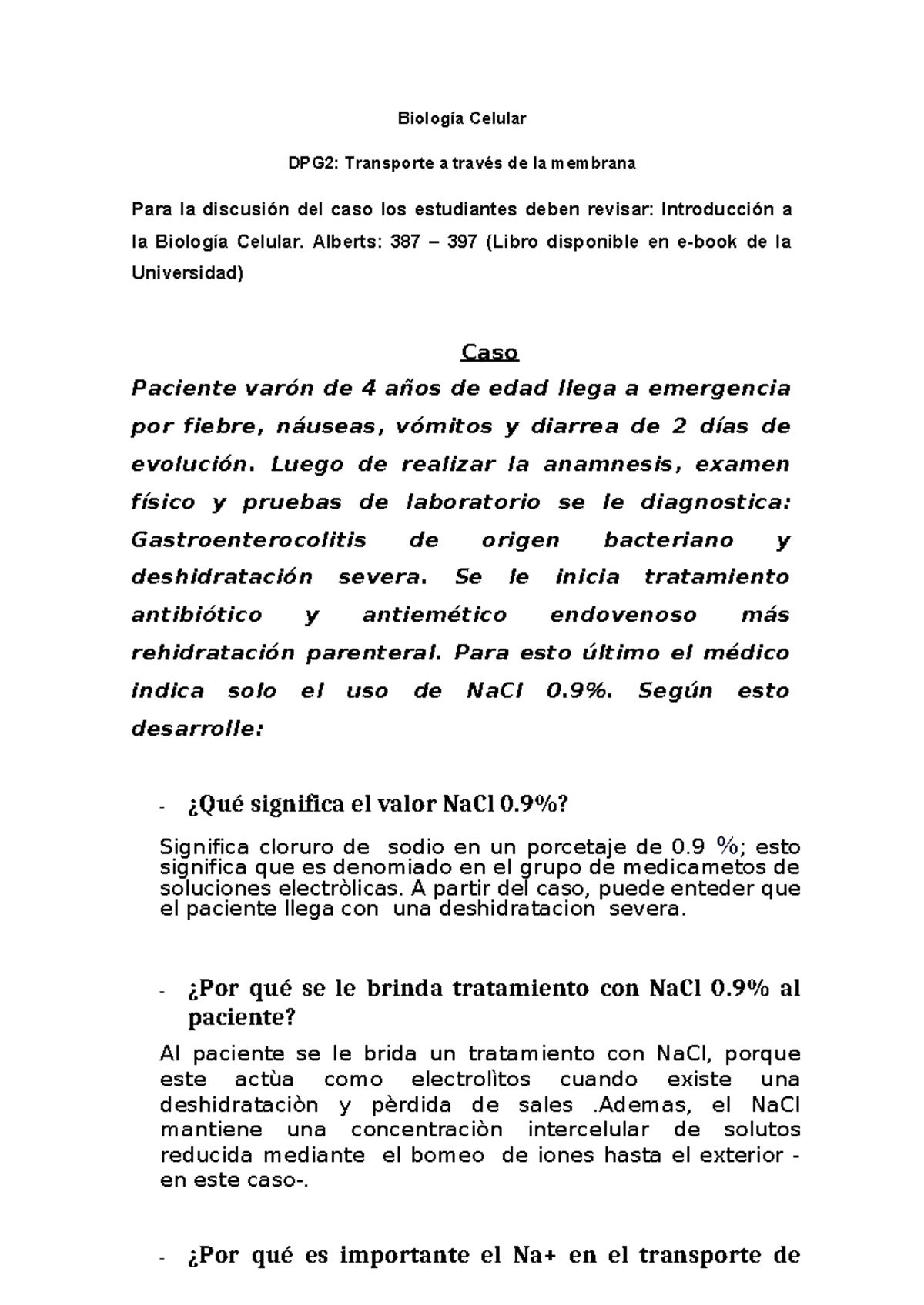 2+celula biologia - Biología Celular DPG2: Transporte a través de la ...