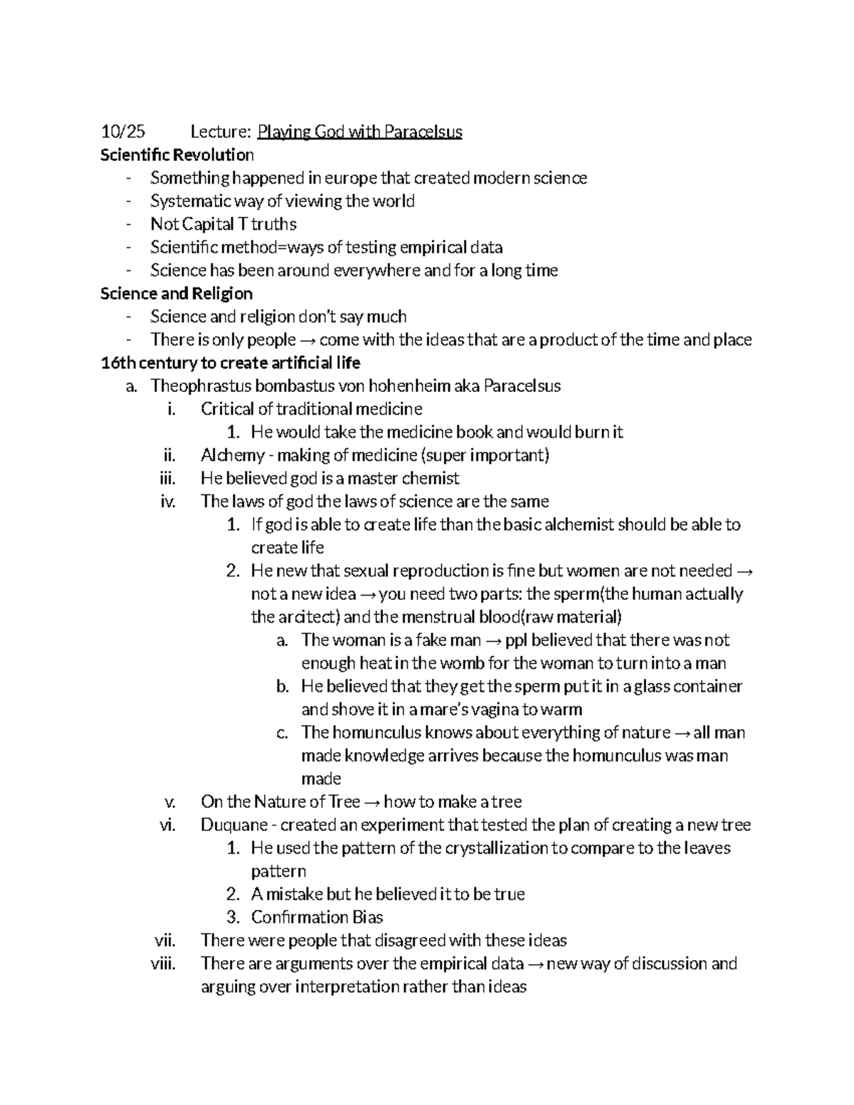 Europe in the World - Prof Matus' class lecture notes. All of the notes ...