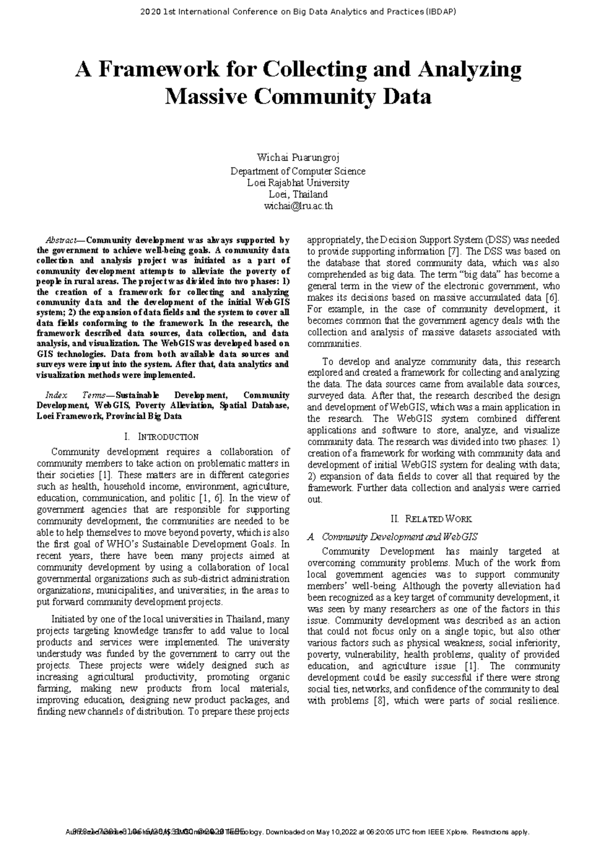 A Framework For Collecting And Analyzing Massive Community Data A Framework For Collecting And