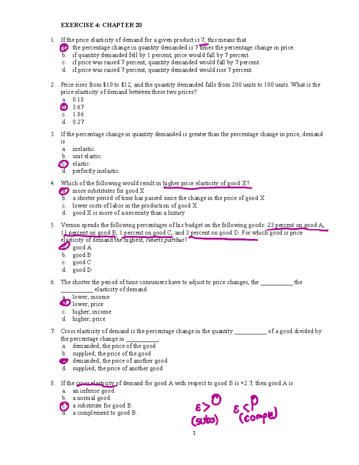 Macroeconomic exercise chapter 2 semester 2 2023/2024 group M BEEB 1013 - EXERCISE 4: CHAPTER 20 ...