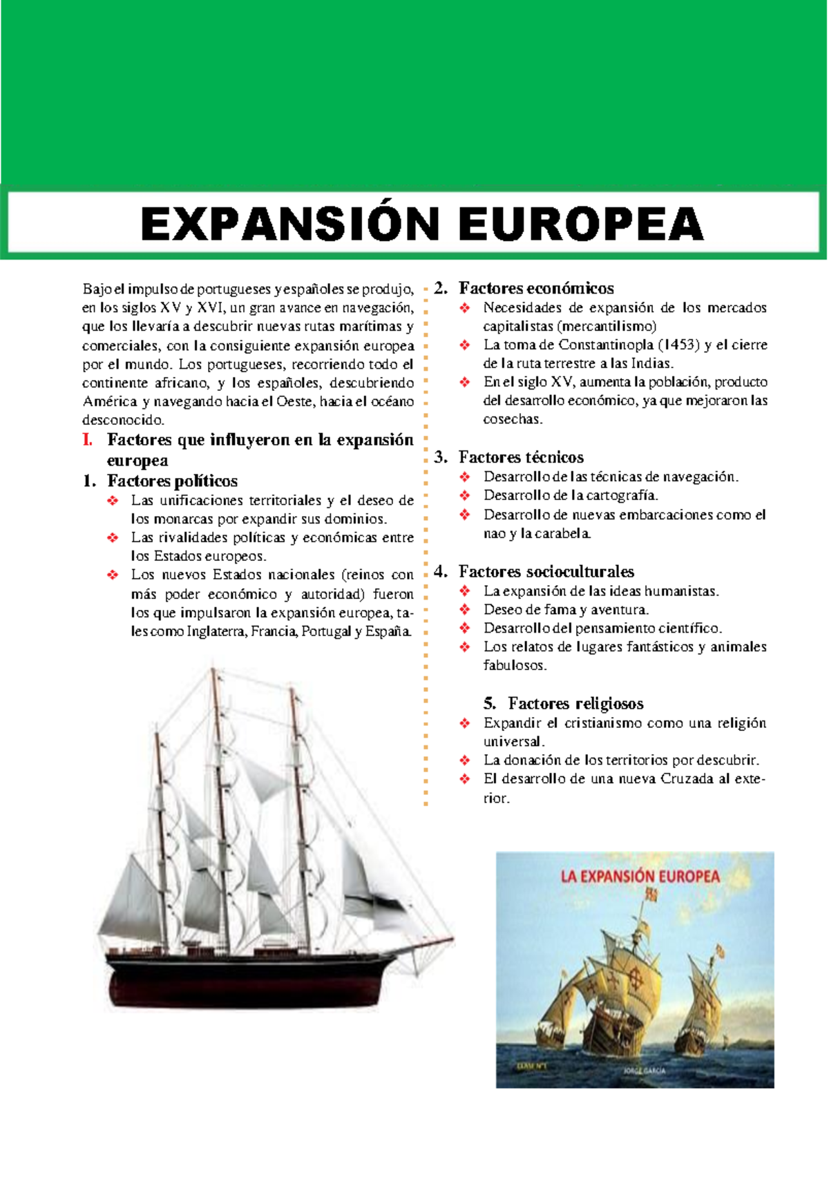 Expansion-Europea-para-Segundo-Grado-de-Secundaria - Bajo el impulso de portugueses y españoles ...