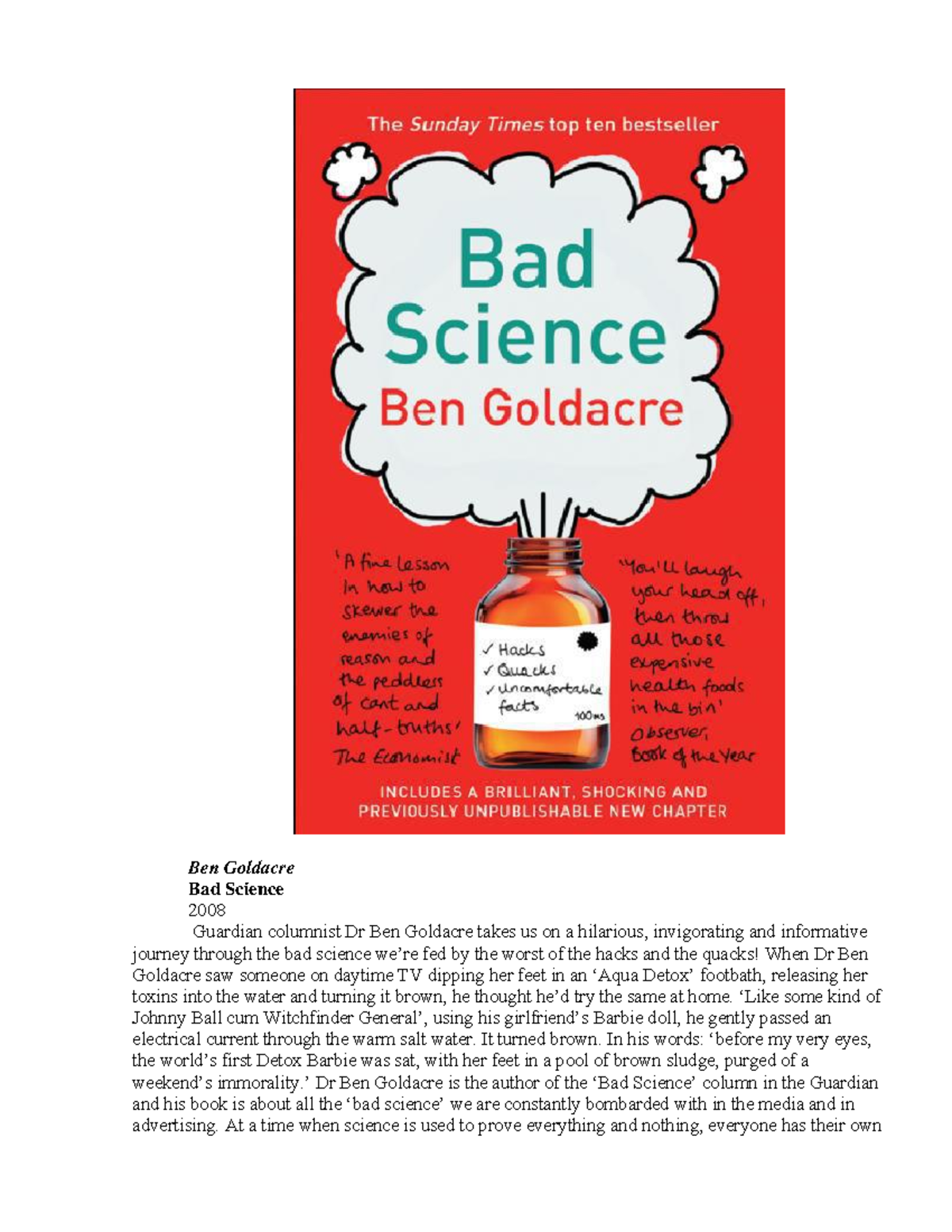 Bad-science-quacks-hacks-and-big-pharma-flacks compress - Ben Goldacre ...