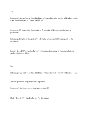 Task 1 dfm3 - notes - A.) The 3 videos I am referencing are “Writing a ...