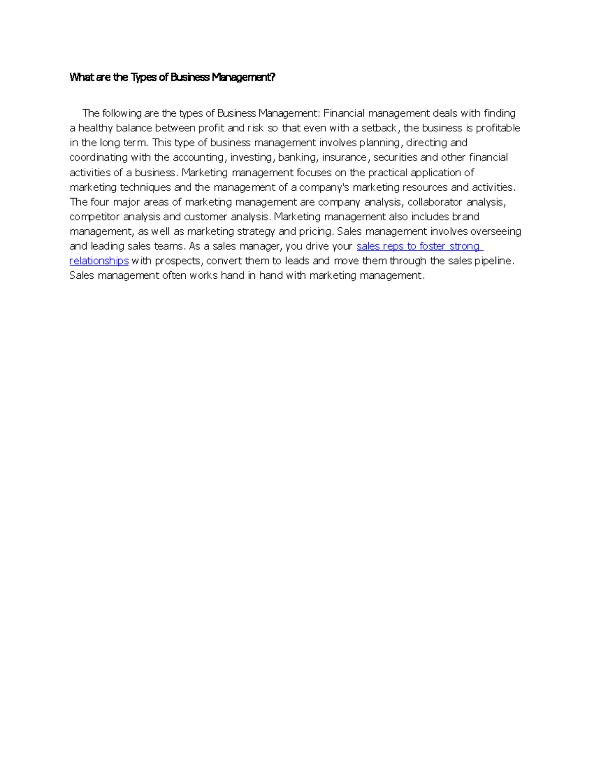Management 2 dfhjai Summary And Points Of Topic What Are The Types Of management-2-dfhjai-summary-and-points-of-topic-what-are-the-types-of