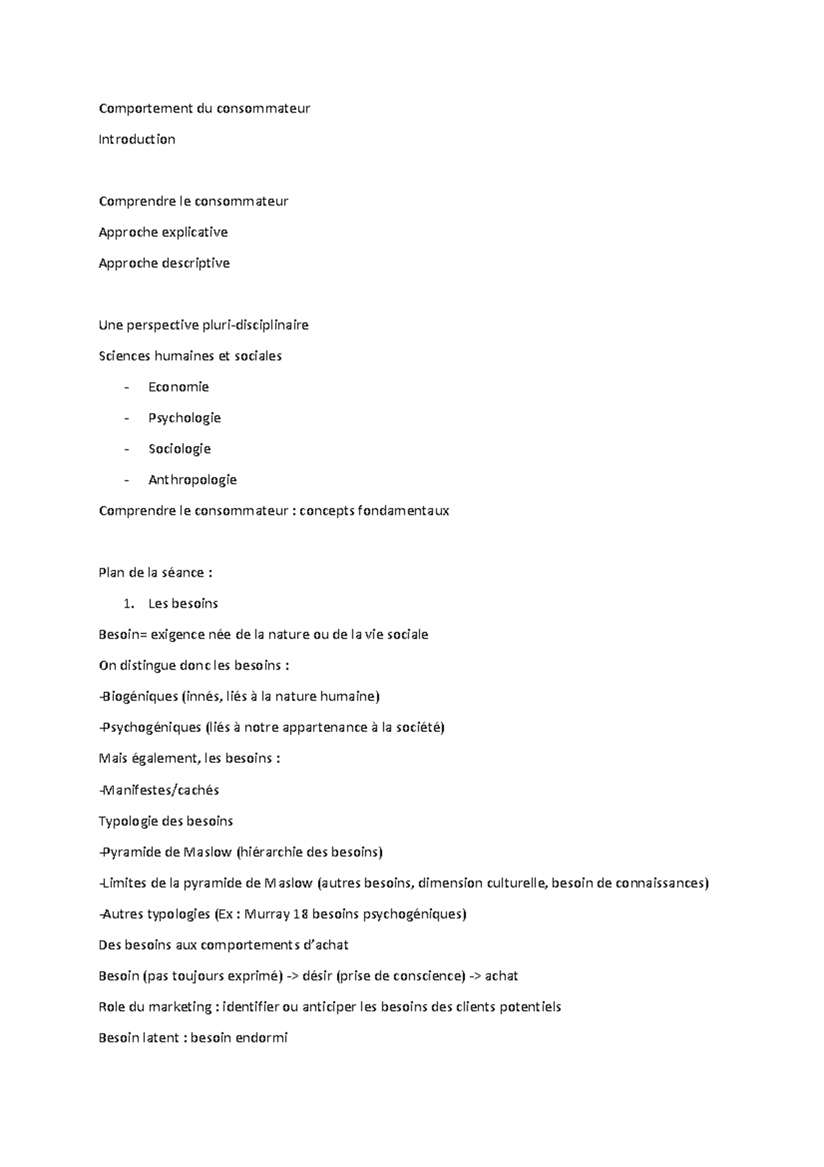 Comportement du consommateur - Warning: TT: undefined function: 32 Comportement du consommateur ...