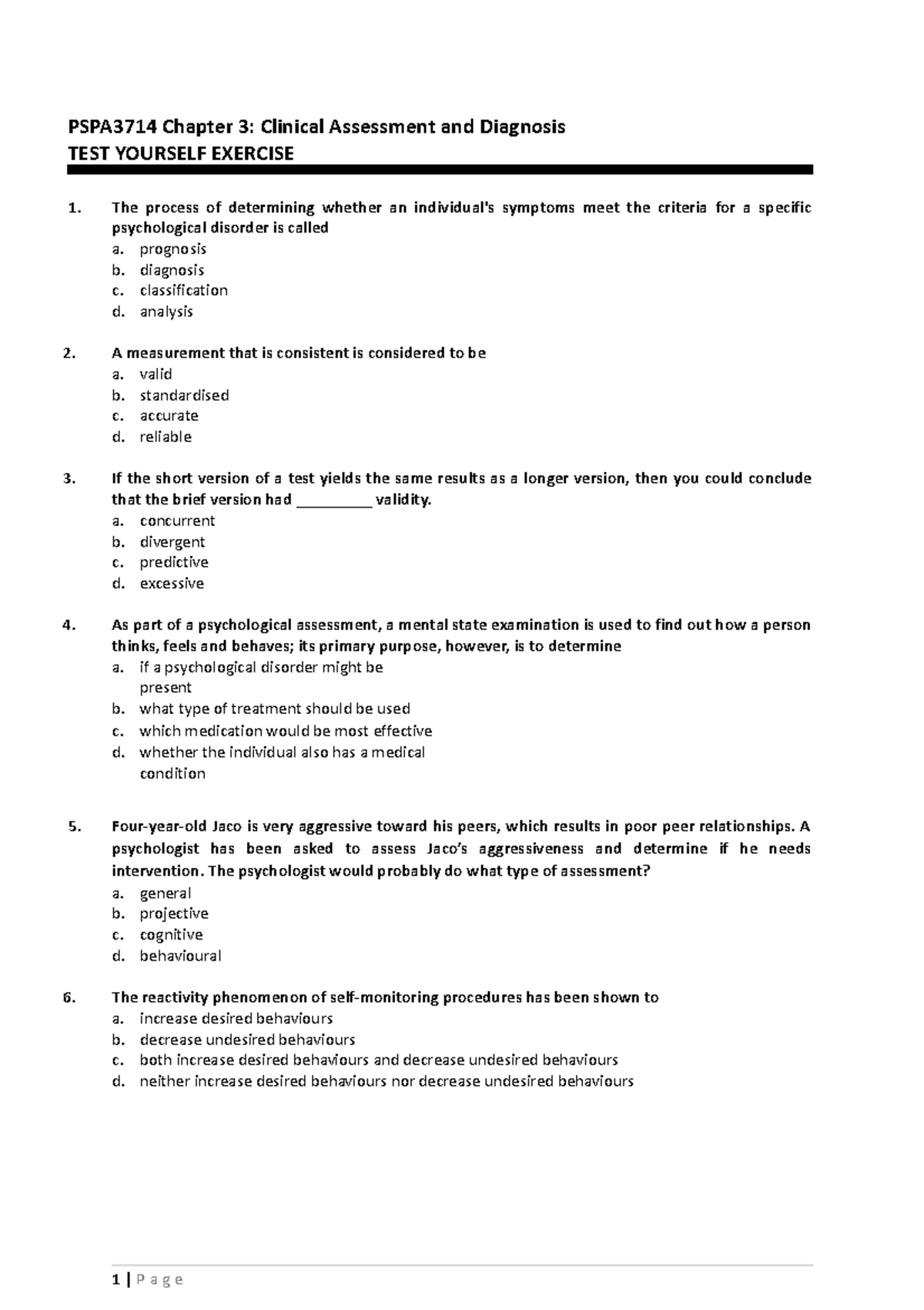 PSPA3714 Chapter 3 Test Yourself Exercise 2023 - PSPA3714 Chapter 3 ...