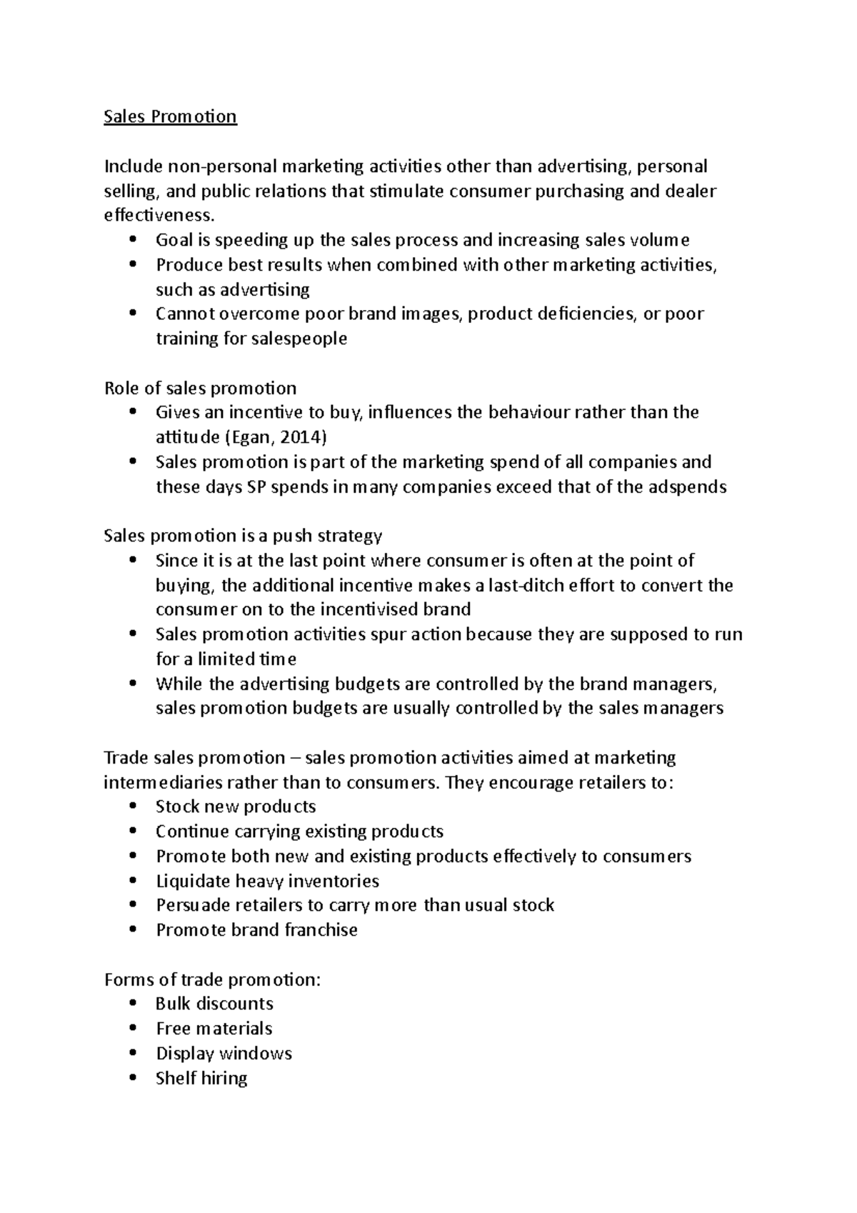 Lecture 8 - sales promotion - Sales Promoion Include non-personal ...