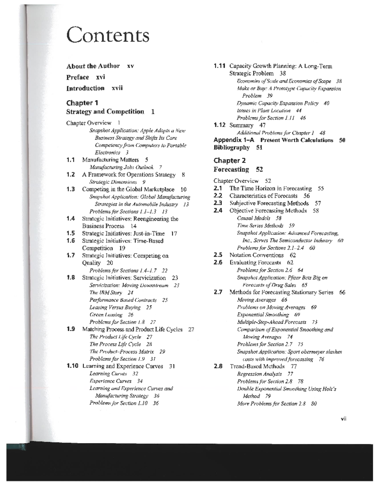 Textbook content - Contents About the Author XV 1 Capacity Growth ...