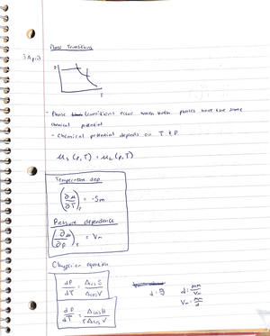 Thermochem - CH 311 - Studocu