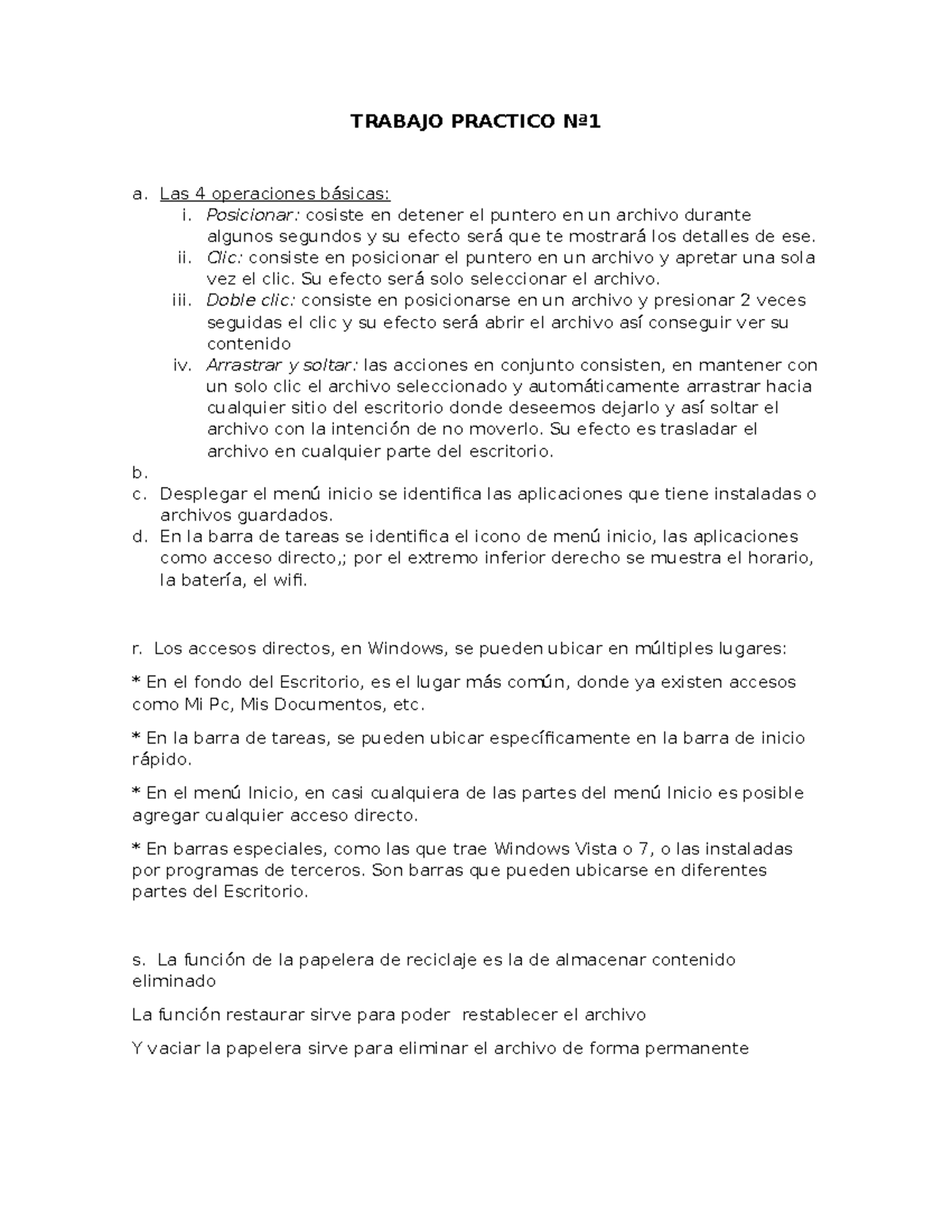 Practica Windows - sdsddd - TRABAJO PRACTICO Nª a. Las 4 operaciones ...