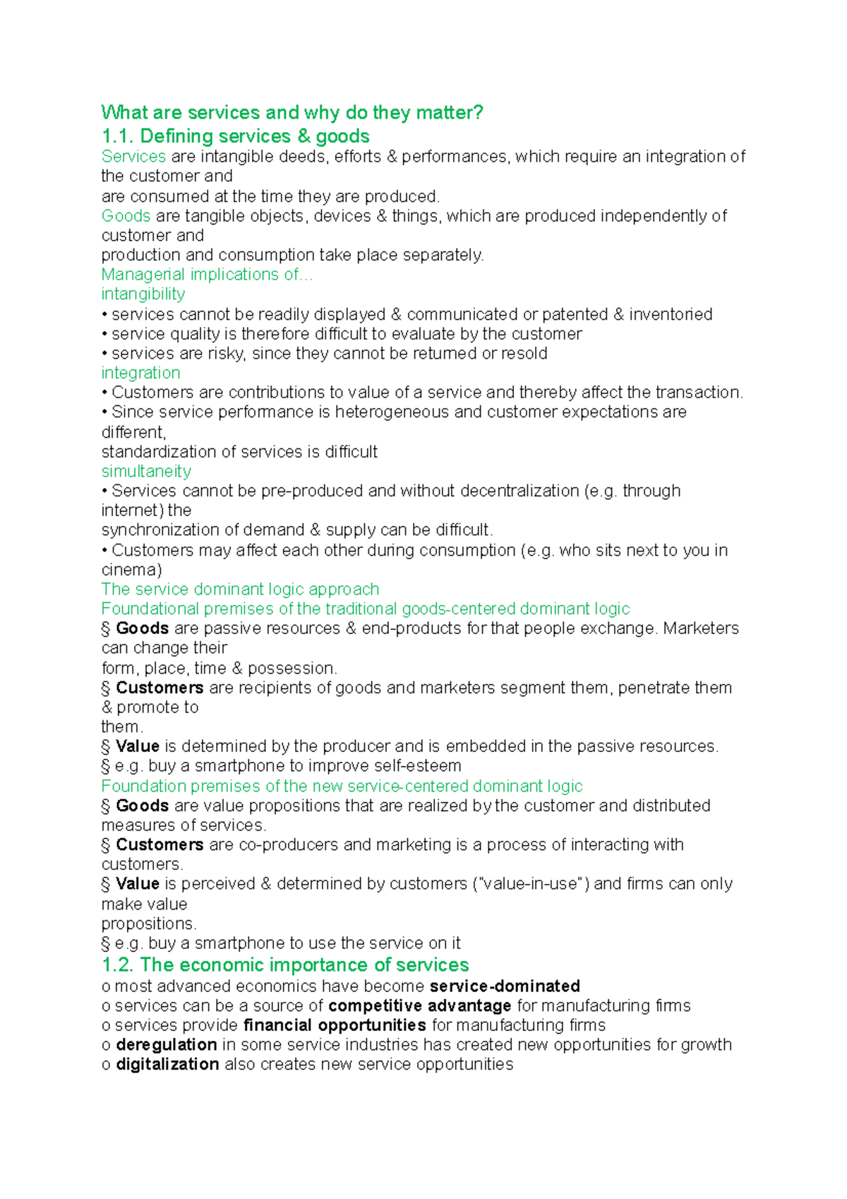 What are services and why do they matter - Defining services & goods ...